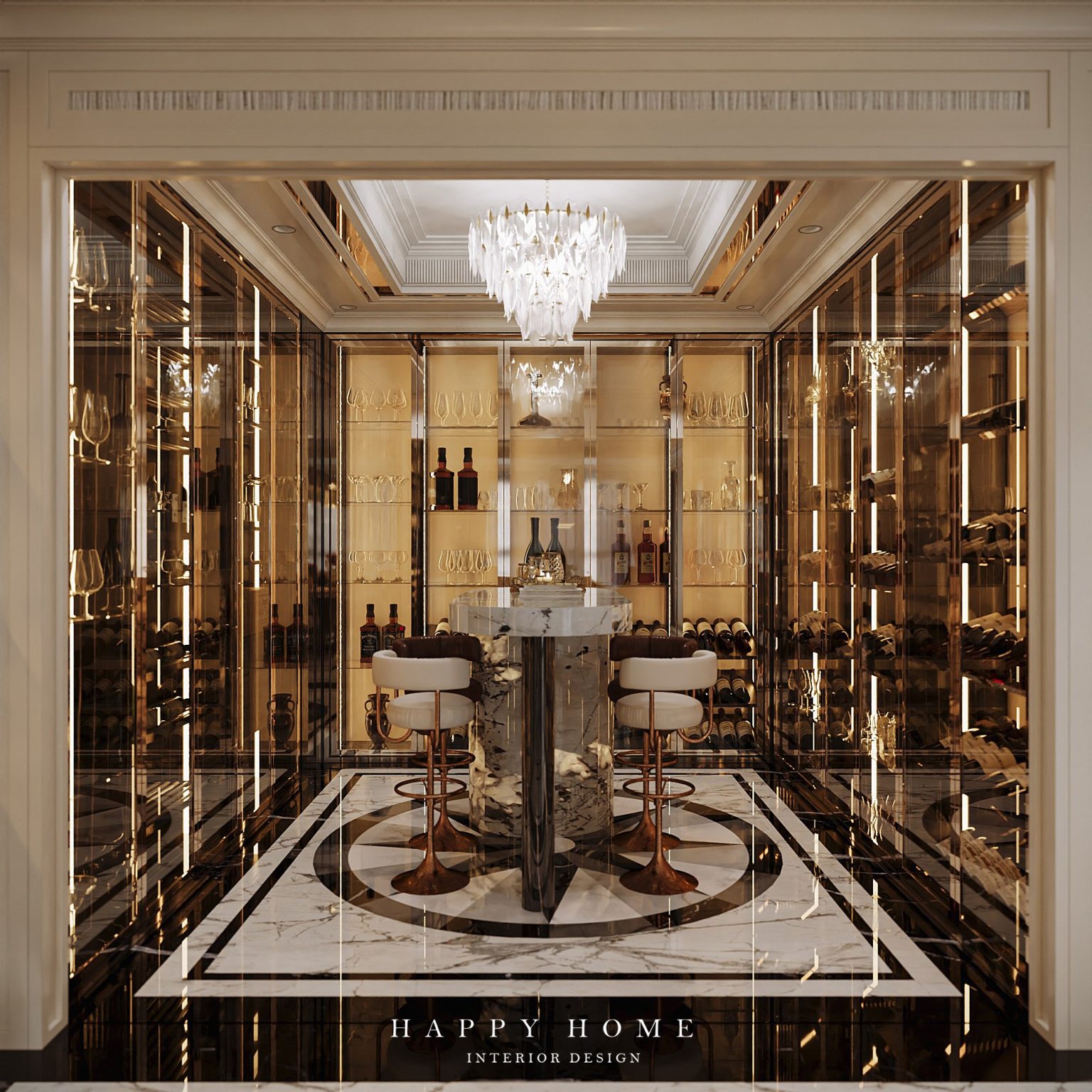 Nội Thất Căn Hộ Penthouse D'. Le Roi Soleil - Hà Nội - Happy Home 2024